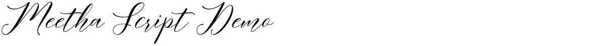 Meetha Script Demo - 极字网