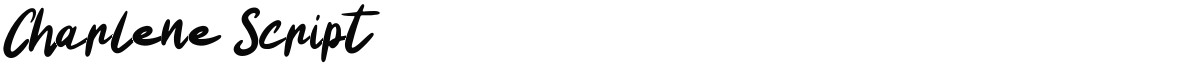 Charlene Script - 极字网